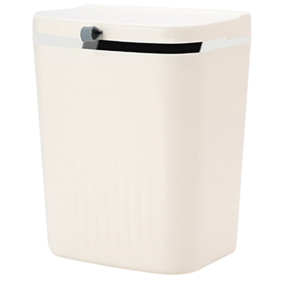 RKZDSR Under Sink Trash Can: Hanging Trash Can with Lid for Kitchen ...