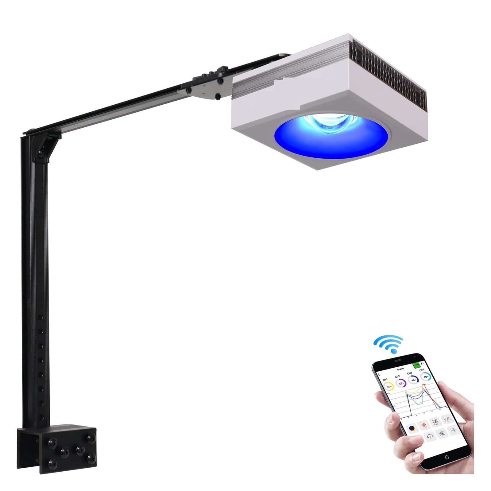 RL90 Aquarium Led Lighting Coral Reef Grow Light For Saltwater Marine ...
