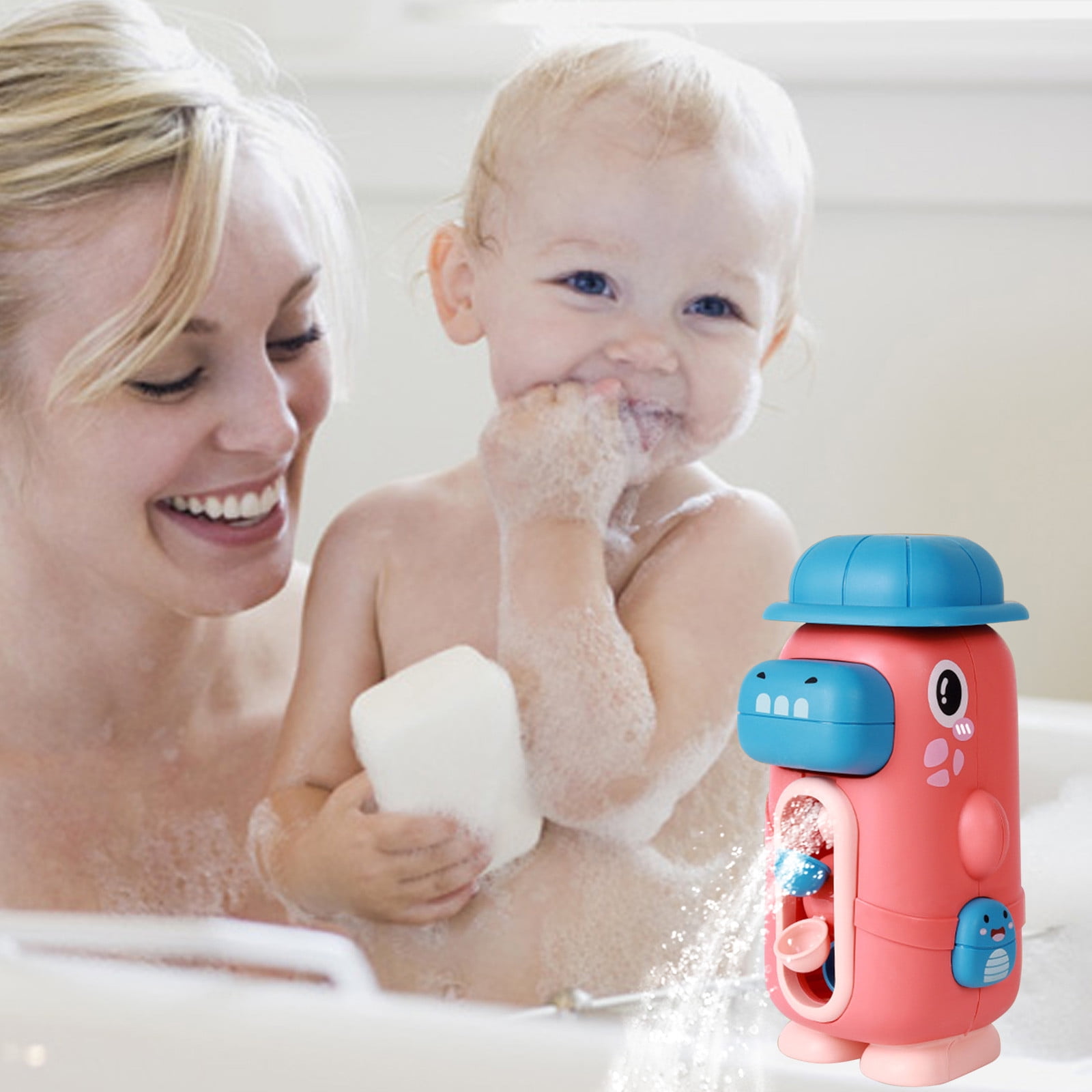 RLATCR Ducks Water Wheel Bath Toy Interactive Floating Bath Time ...