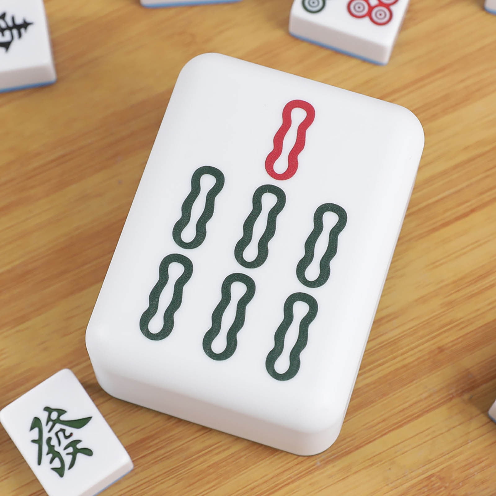 RLATCR Mahjong Shaped Plastic Rechargeable Night Light, Bedside Lamp ...