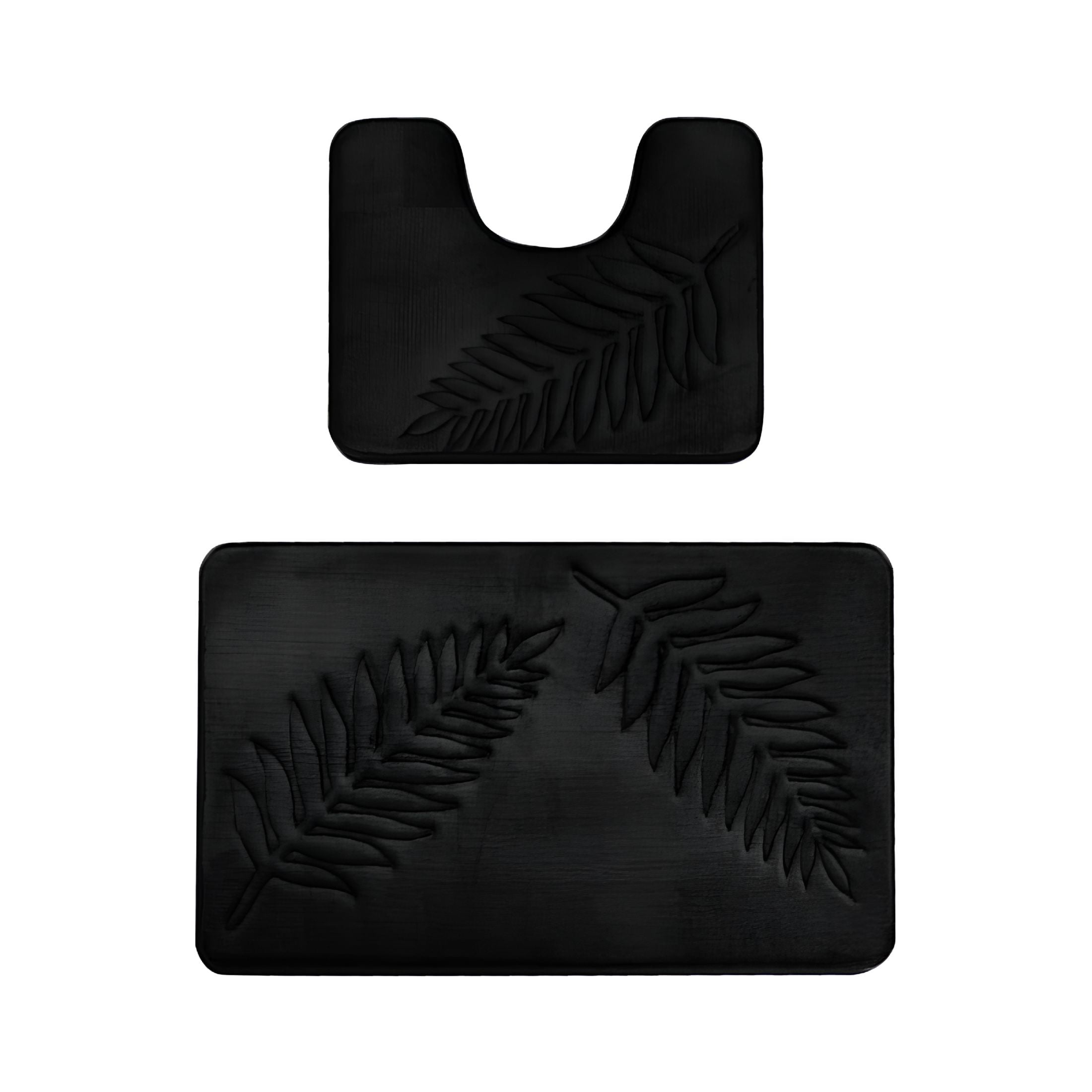 RLESO 2026 New Thin Bath Mat Sets,Rubber Bathroom Rugs Sets 2 Pieces ...