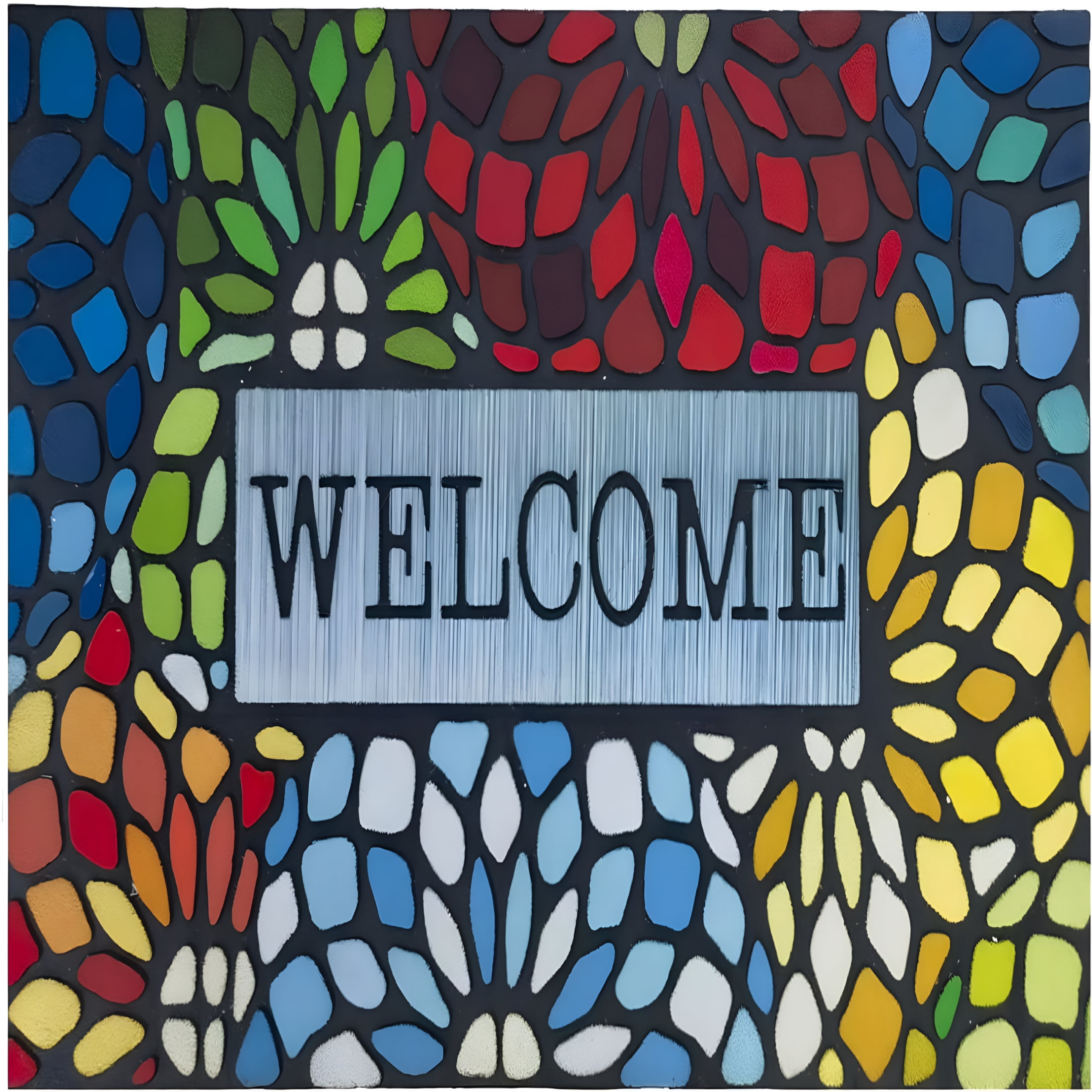 RLESO Colorful Welcome Mat,18X 30 Inch Front Doormat for Home Entrance ...