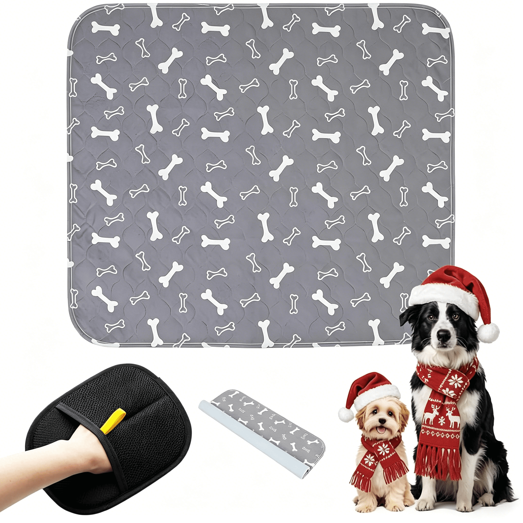 RLESO Puppy Pee Pads with Pheromones,Washable Puppy Training Pads for ...