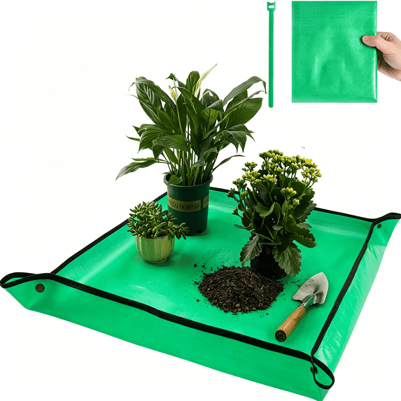 RLESO Repotting Mat for Indoor Plant Transplanting Control Mess,26.8 ...