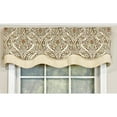RLF Home Diamond Damask Glory Valance Blush. 3" Rod Pocket, Layered. 50 ...