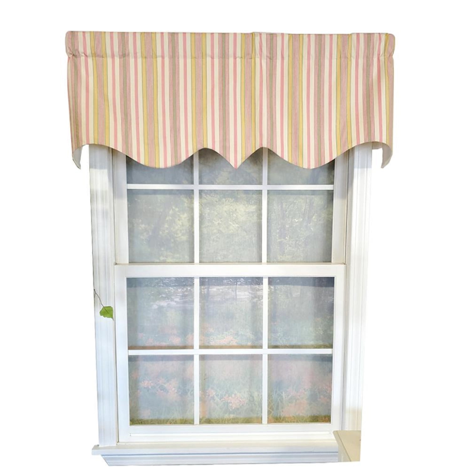 RLF Home Guava Stripe Regal 3" Rod Pocket Lining Luxurious and Elegant ...