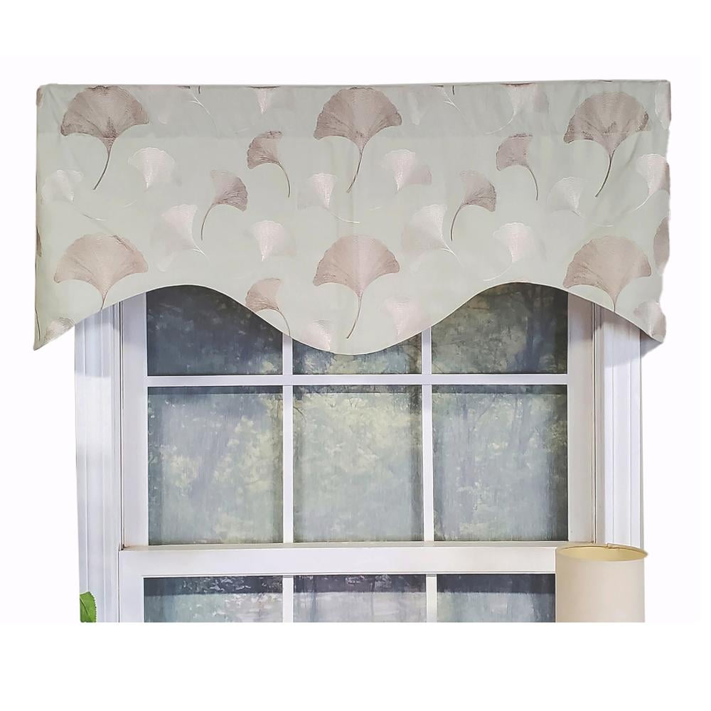 RLF Home Modern Design Classic Fanfare Cornice Style Window Valance 50 ...
