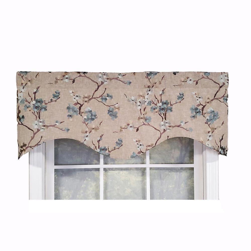 RLF Home Modern Design Classic Lilikoi Cornice Style Window Valance 50 ...