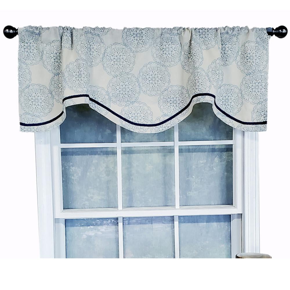 RLF Home Modern Design Classic Spindrift Cornice Style Window Valance ...