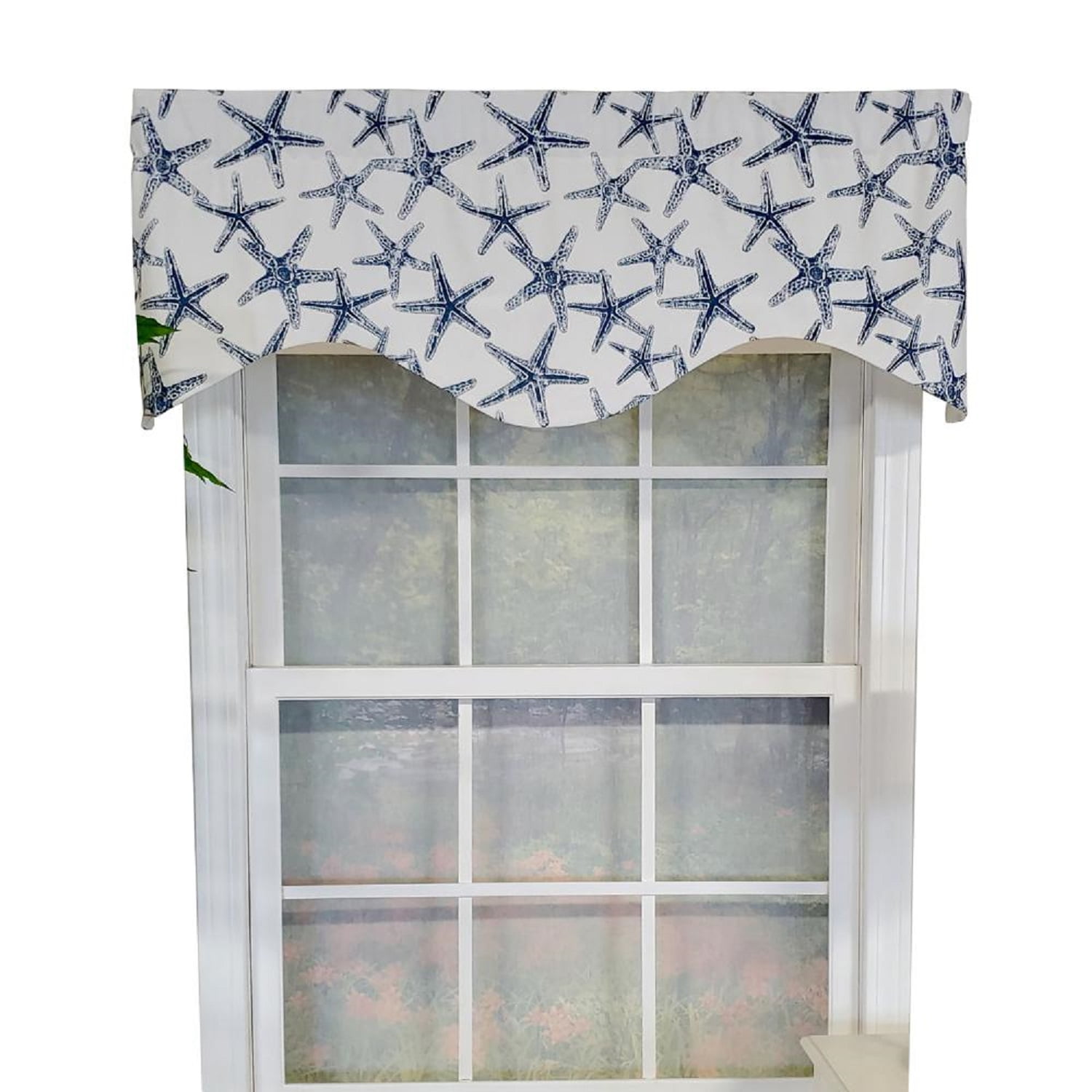 RLF Home Sea Friends Cornice 3" Rod Pocket Lining Luxurious and Elegant ...