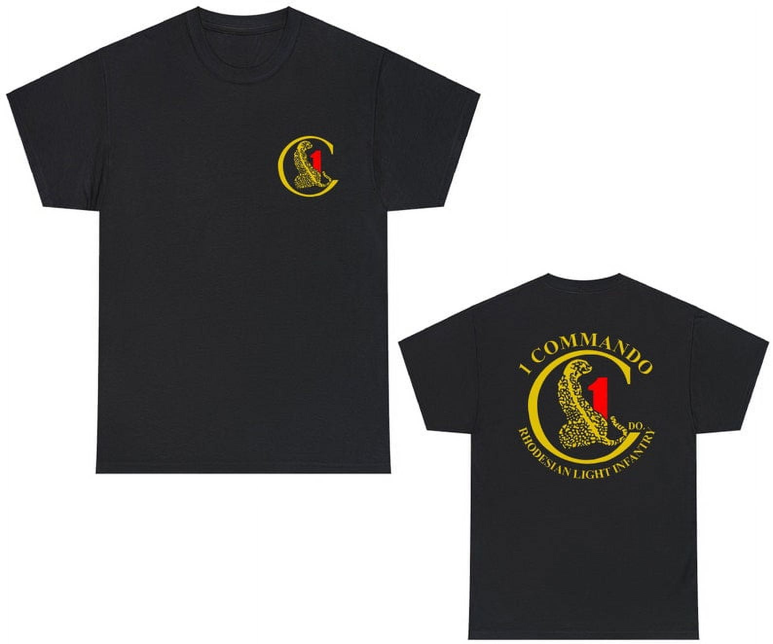 RLI 1 Commando Rhodesian Light Infantry Army Logo T-Shirt Size S to 5XL ...