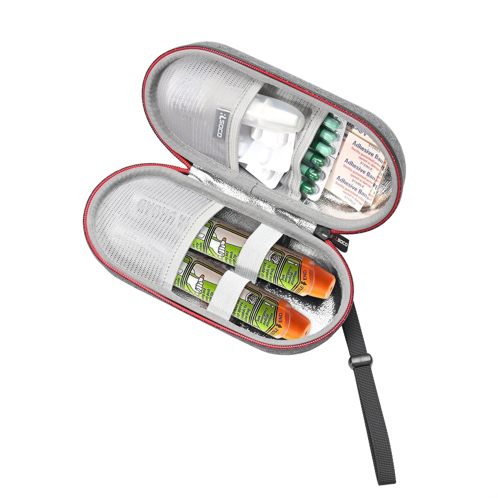 RLSOCO Carrying Case for EpiPen Fits Asthma Inhaler/Allergy Meds ...