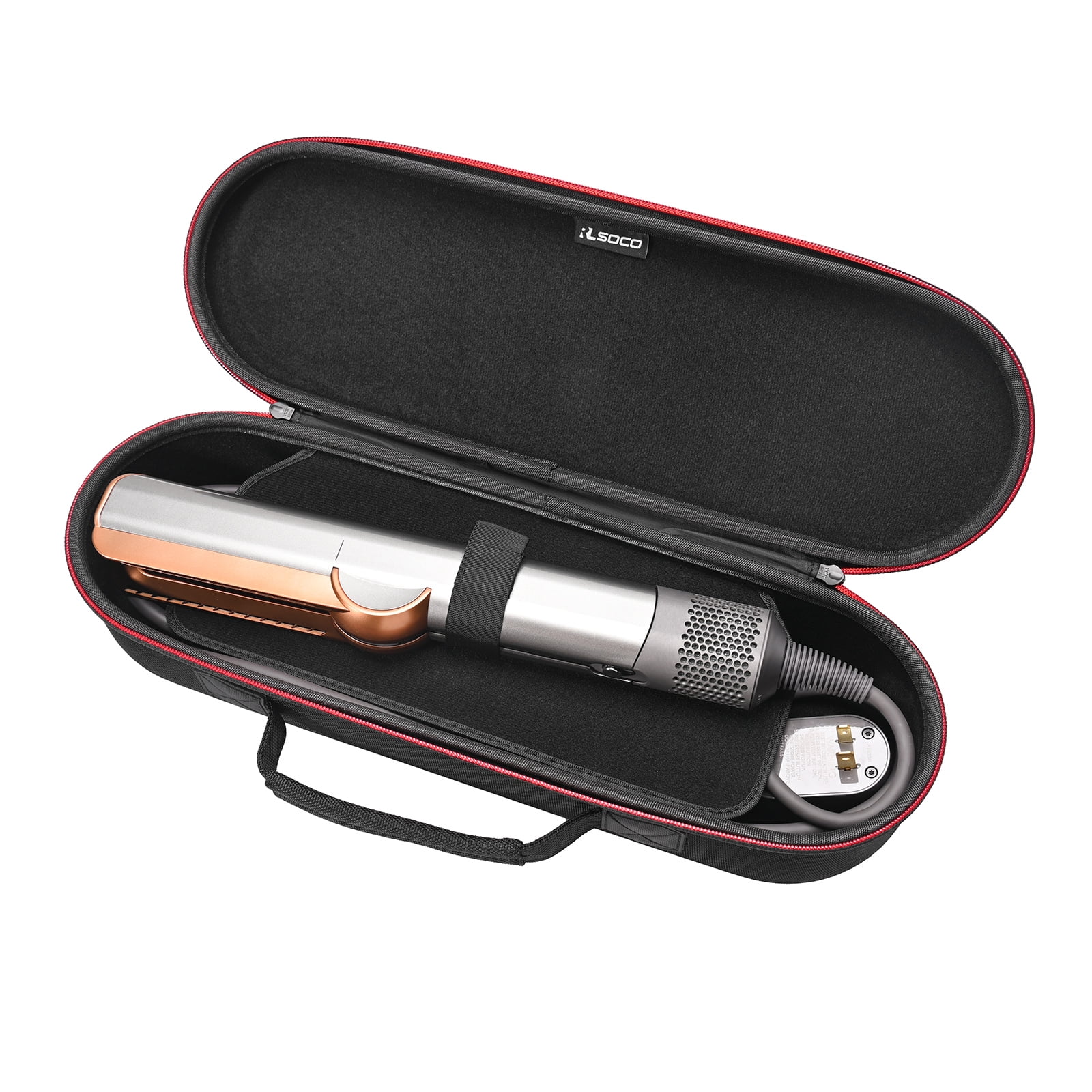 RLSOCO Travel Case for Dyson Airstrait/Corrale Hair Straightener (Black ...
