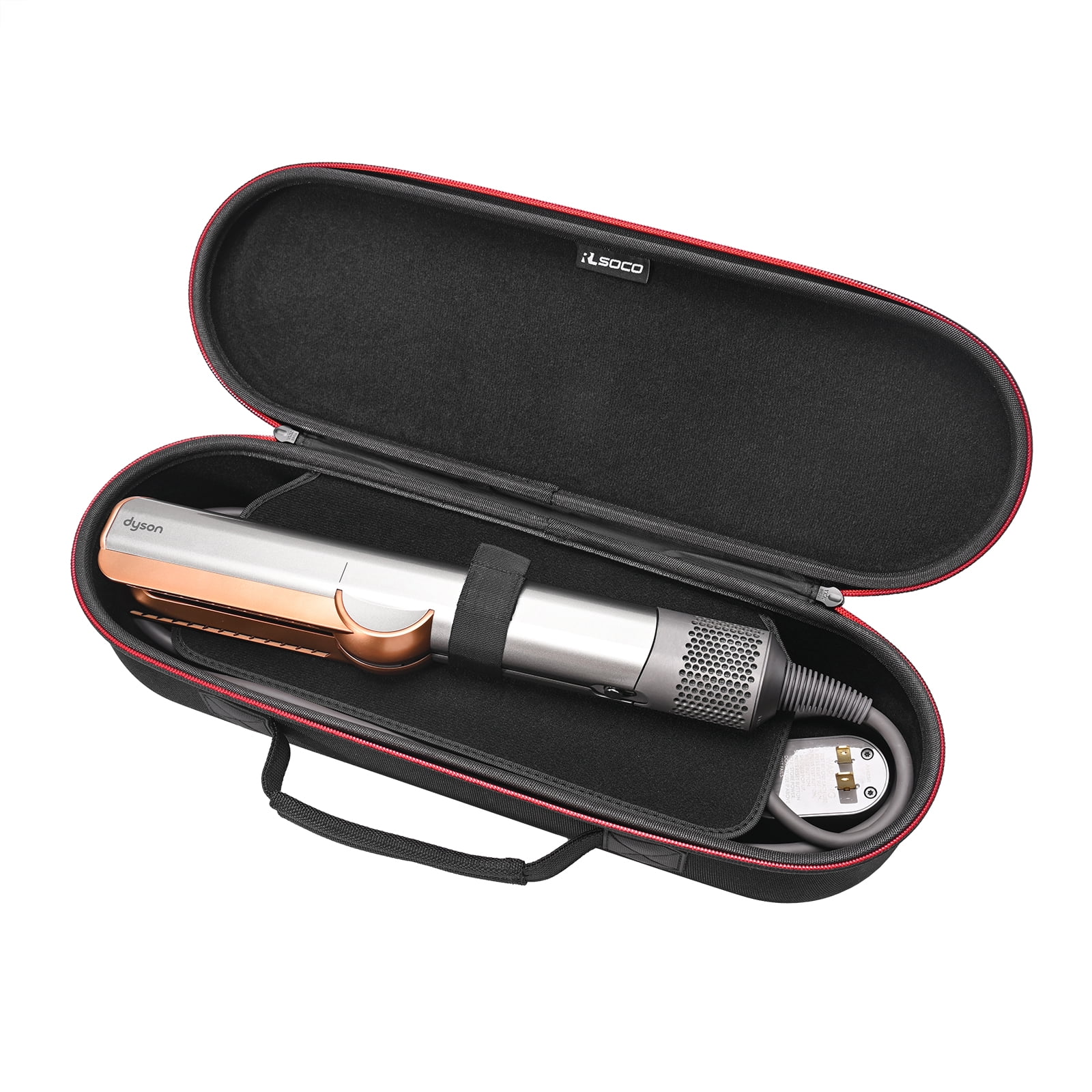 RLSOCO Travel Case for Dyson Airstrait/Corrale Hair Straightener (Black ...