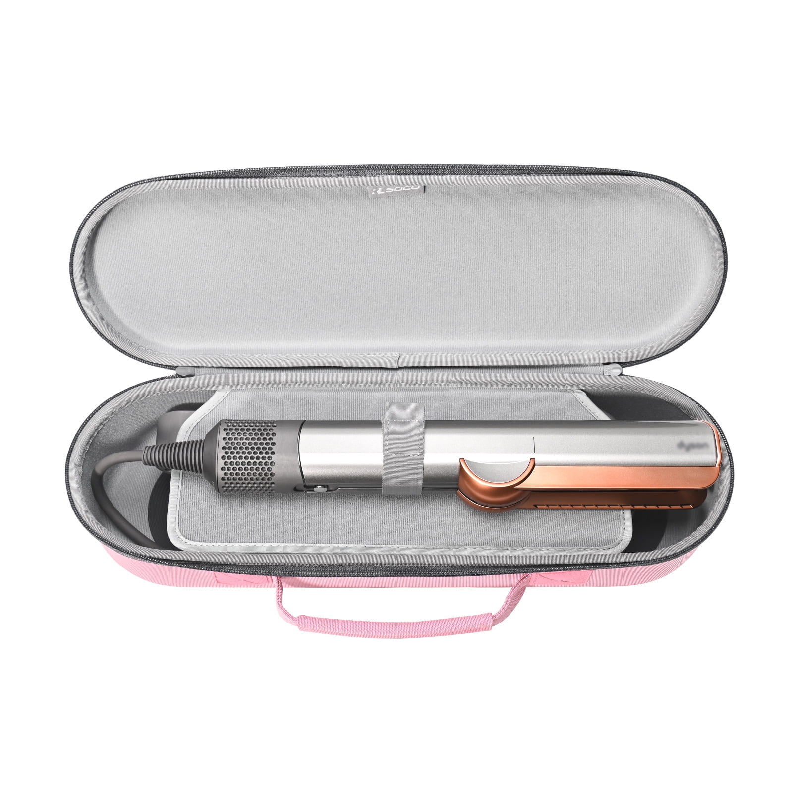 RLSOCO Travel Case for Dyson Airstrait/Corrale Hair Straightener - Pink ...