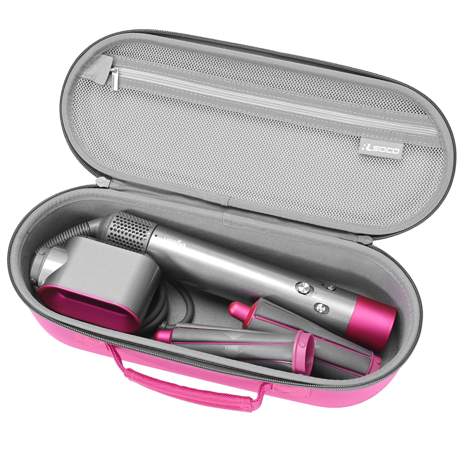 RLSOCO Travel Case for Dyson Airwrap, Storage Bag for Airwrap (Pink ...