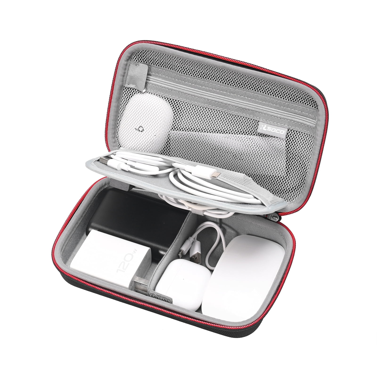 RLSOCO Travel Storage Case for Small Gadgets/Cables/Charger/Adapter ...
