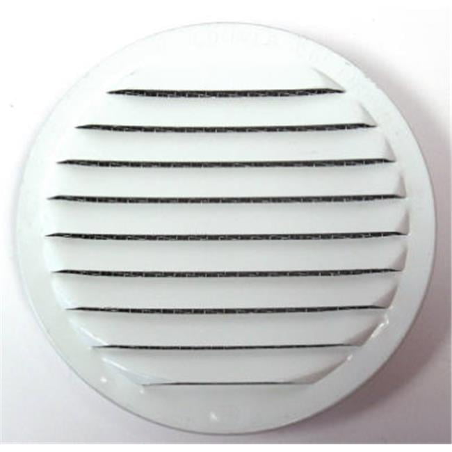 RLW-100 4 4 Pack Insect Proof Mini Louvers With Screen, White - 4 in ...