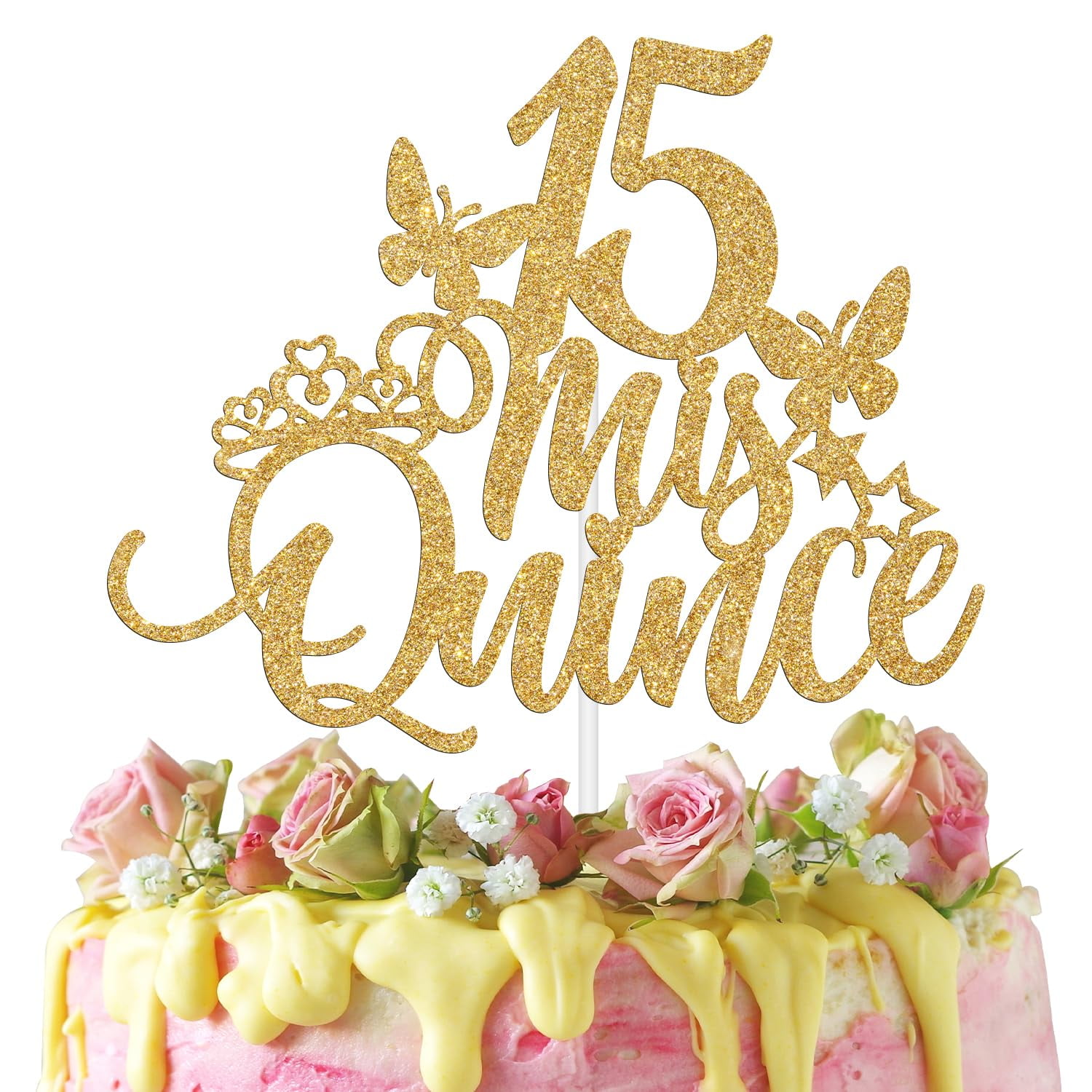 RLXPT Mis Quince 15 Cake Topper, RST1 Mis Años 15/Feliz 15 Años Cake ...