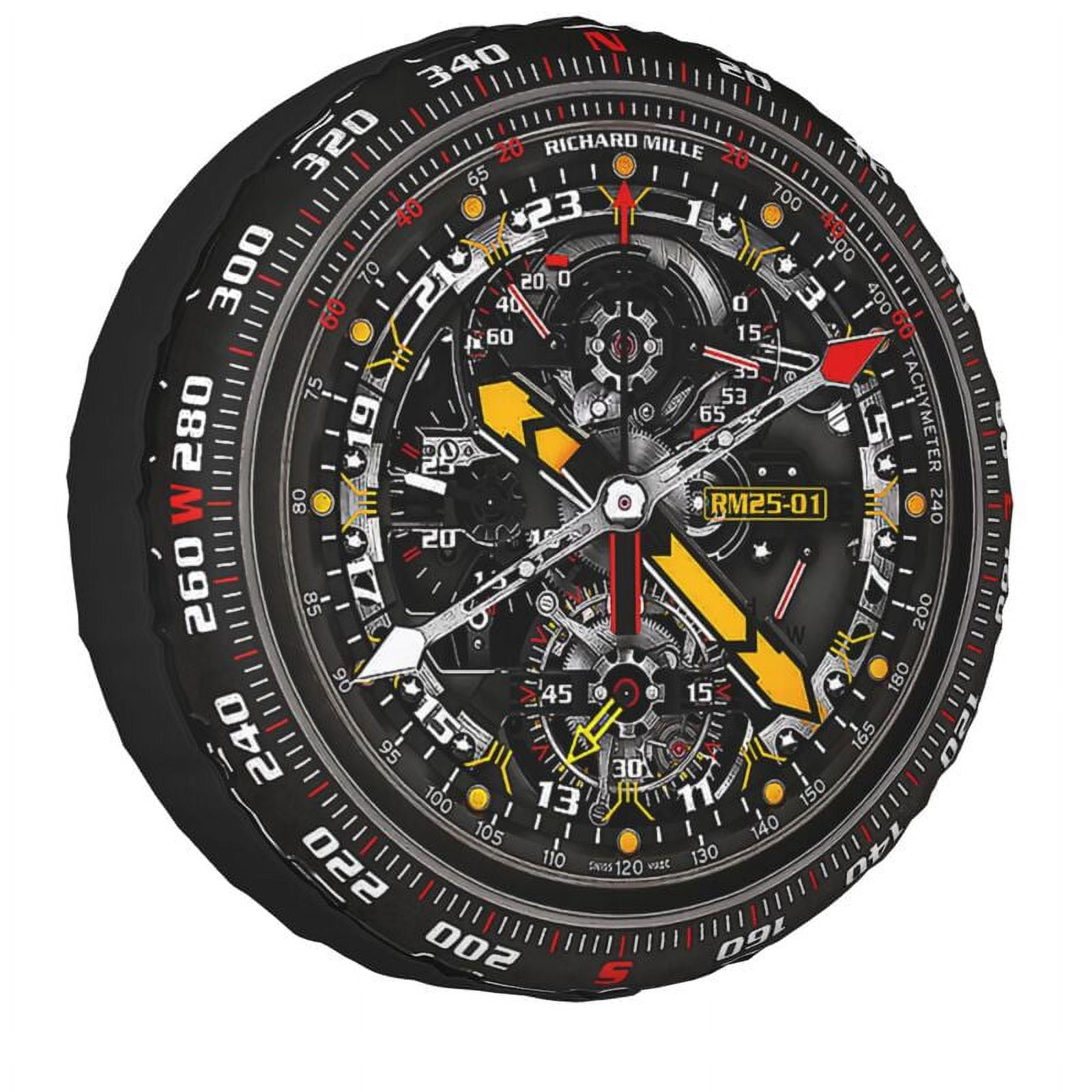RM 25-01 Tourbillon Adventure Watch Face Compass Spare Wheel Tire Cover ...