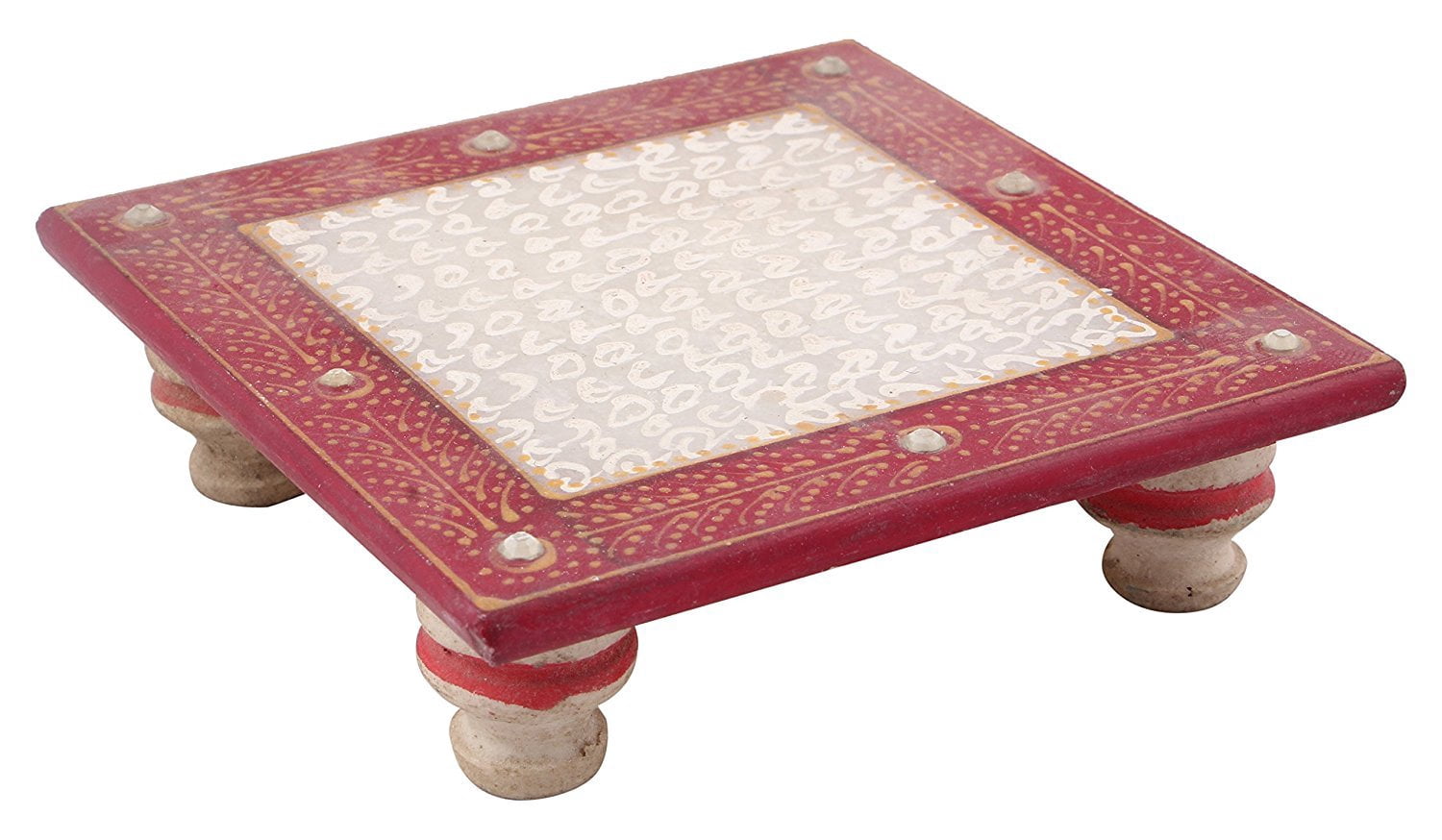 RM 4inch Puja Chowki Marble Chawki Stone Puja Chowki Wedding Vinayak ...