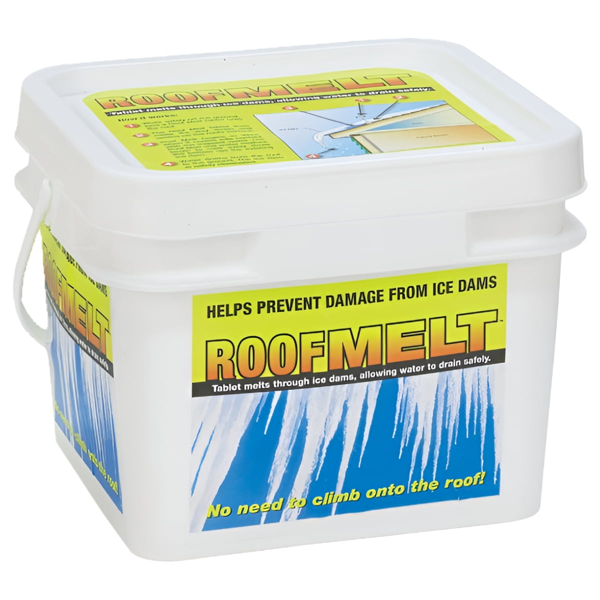 RM-65S Roof Melt Snow Removal Pucks, Safe Deicer, Calcium Chloride, 60 ...