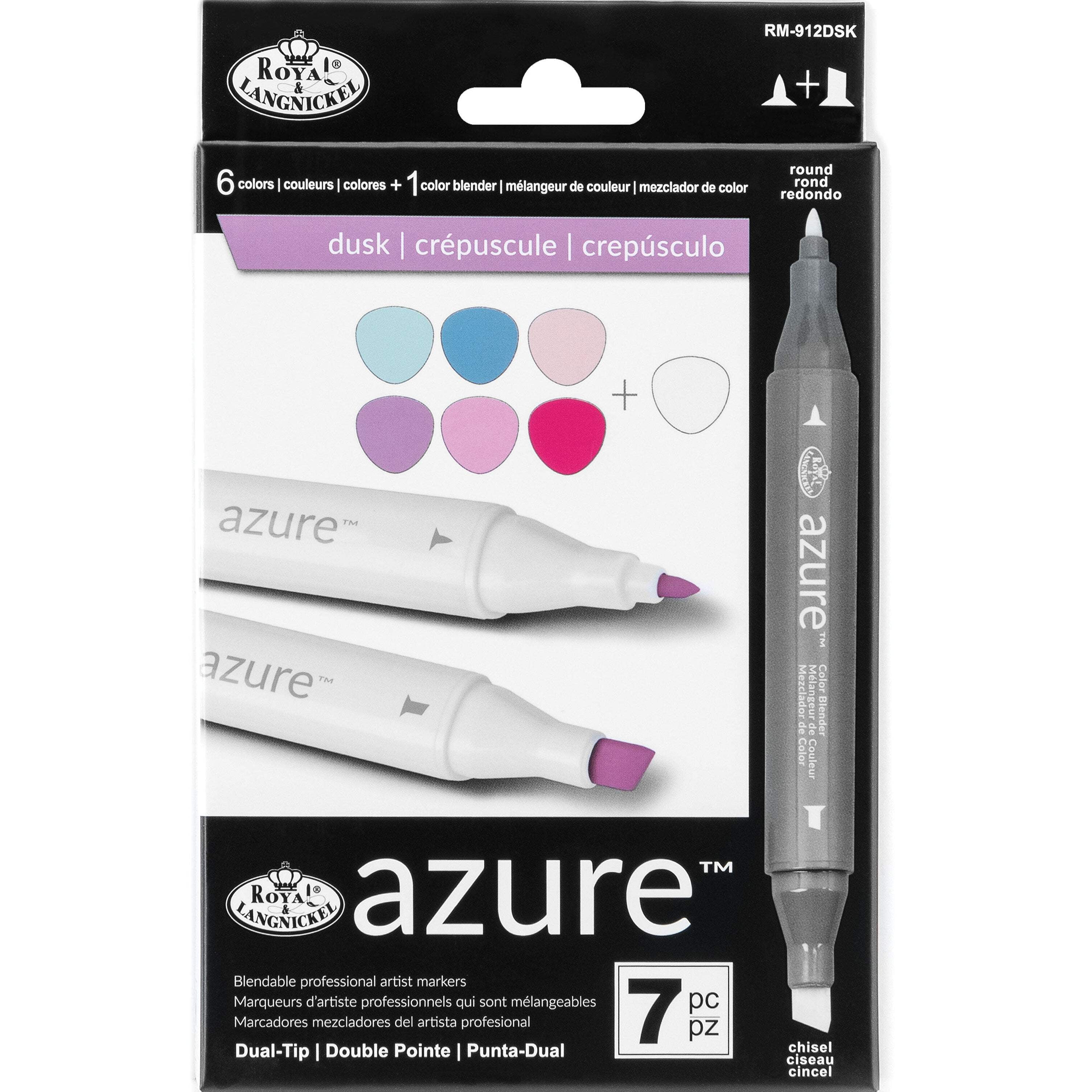 Royal & Langnickel Azure™ 7 pc Dusk Color Marker Set - Walmart.com