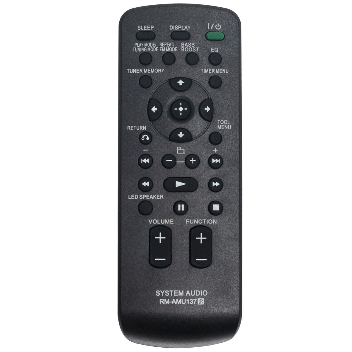 RM-AMU137 Replacement Remote Control for Sony Hi-Fi Music System RDH ...