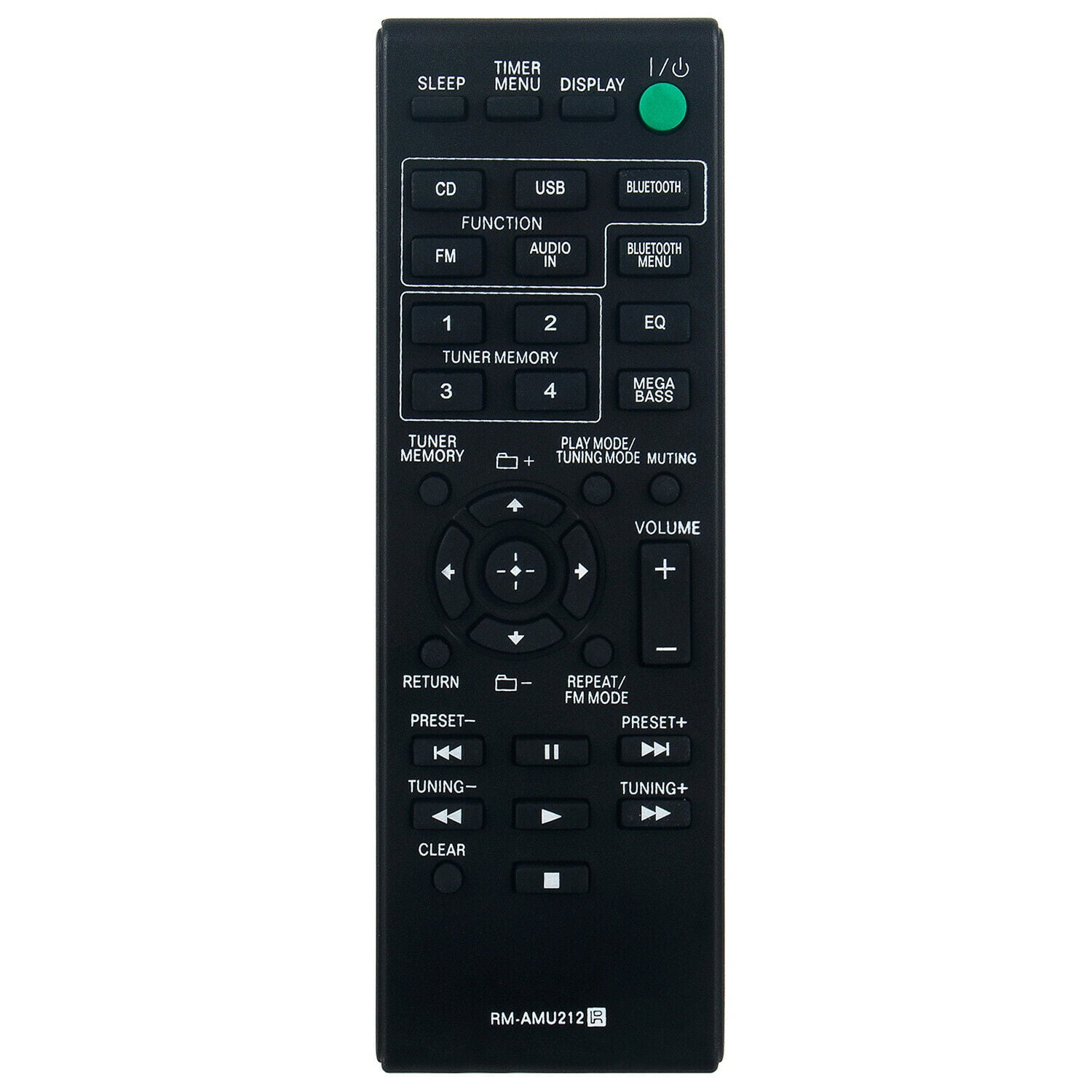 RM-AMU212 Replace Remote Control for Sony Home Audio System CMT-X3CD ...