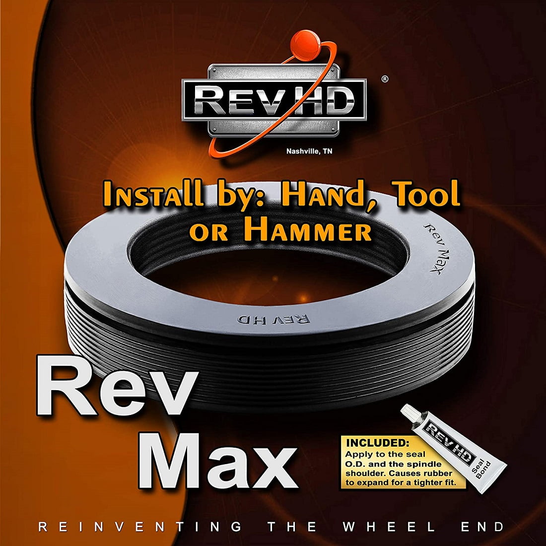 RM-D08 Rev Max Drive Axle Wheel Seal fits Eaton, Ford, Navistar, White ...