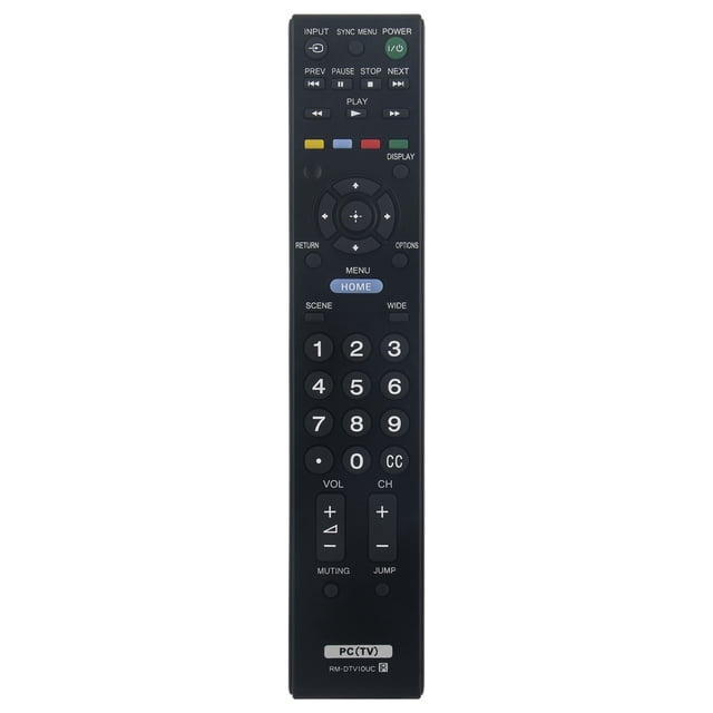 RM-DTV10UC Replaced Remote Control for Sony Desktop Computer TV ...