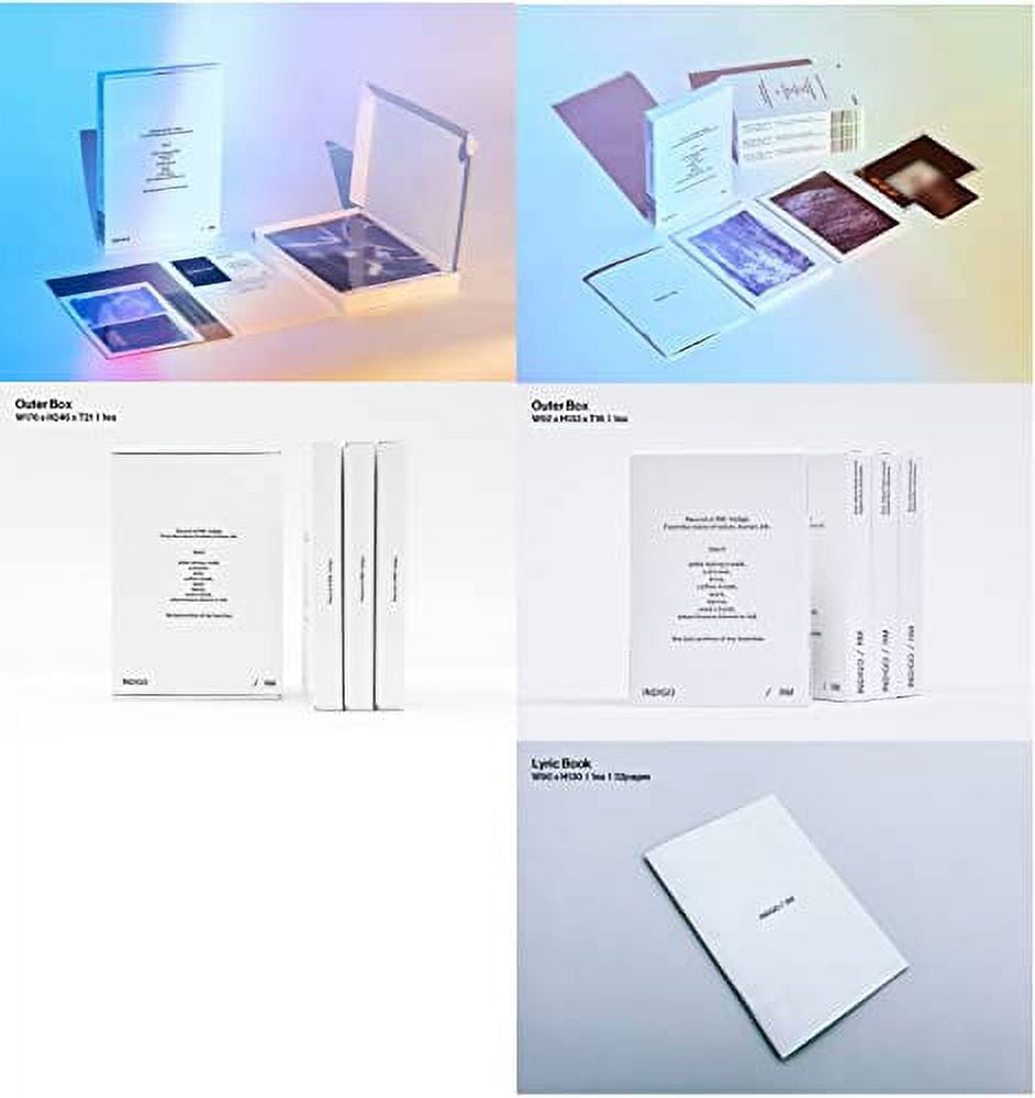 RM - Indigo [Postcard+Book Edition Set] 2Album+Free Gift - Walmart.com