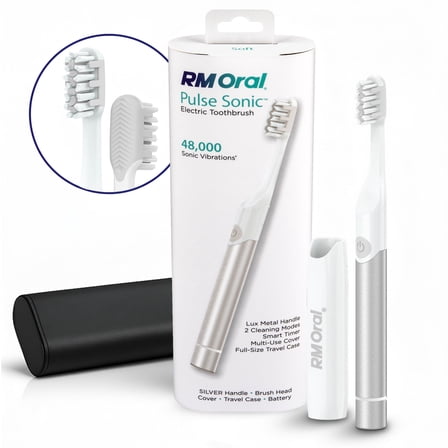 Quip Smart Recharge Metal Pink Electric Toothbrush, Motorized, Battery ...