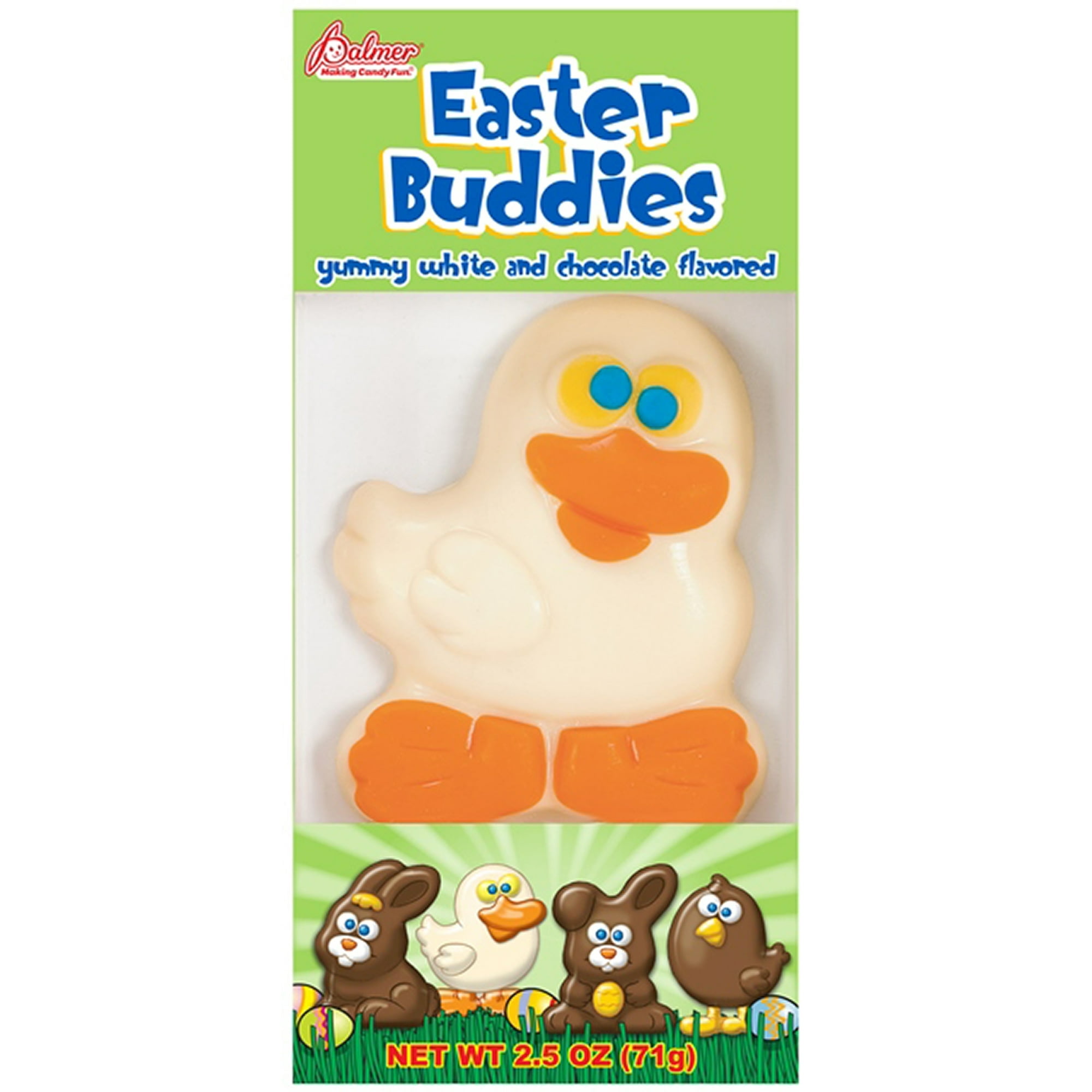 RM Palmer Easter Buddies White and Milk Chocolate Flavored Candy, 2.5 ...