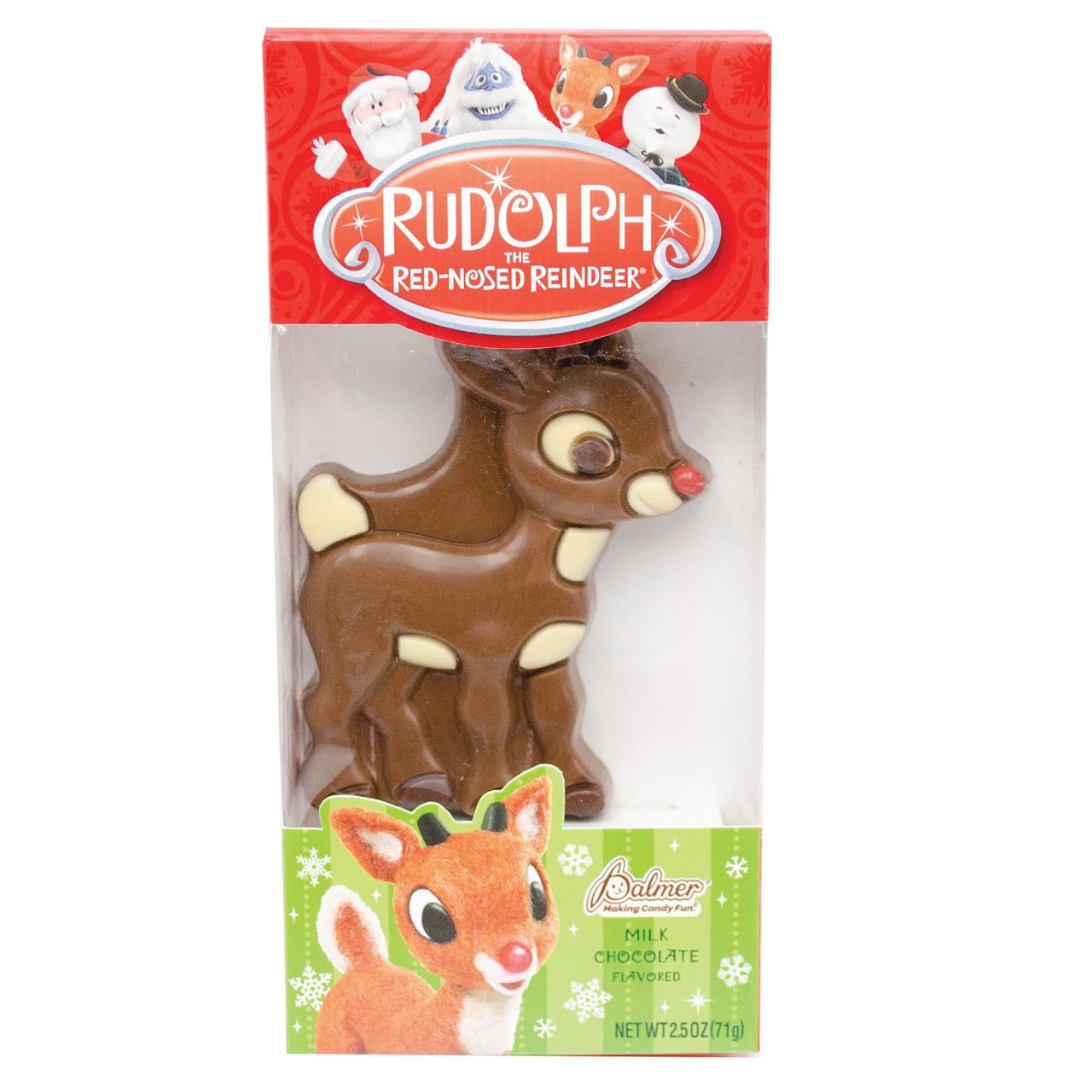 RM Palmer Seasonal Christmas Rudolph The Red-Nosed Reindeer Chocolate ...