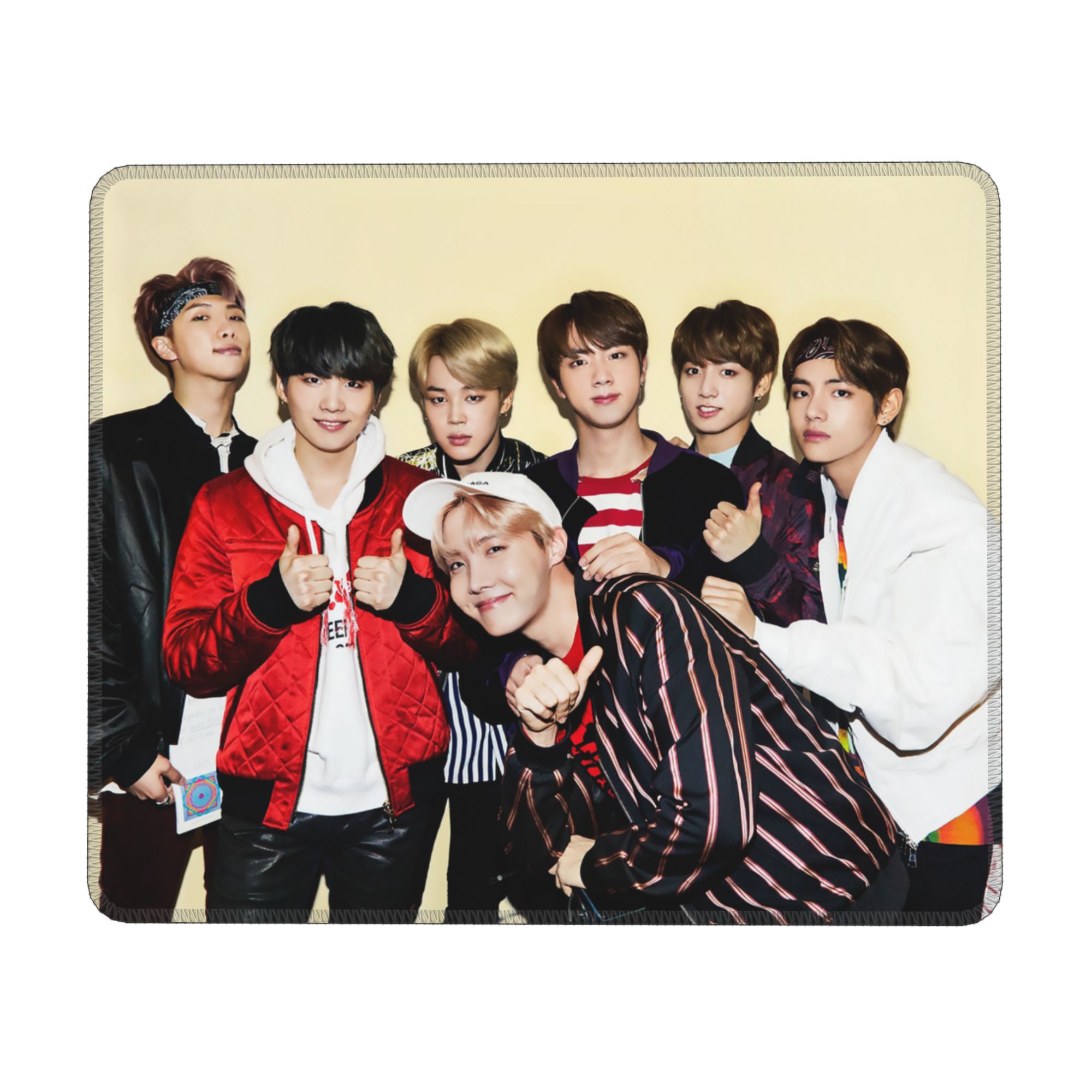 RM SUGA JIN J-HOPE JIMIN JUNGKOOK BTS Mouse Pad Non Slip Rubber Base ...