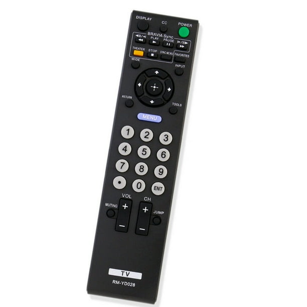 RM-YD028 Remote Replace for Sony KDL-46VE5 KDL-46VL150 KDL-52S5100 KDL-40V5100 - Walmart ...