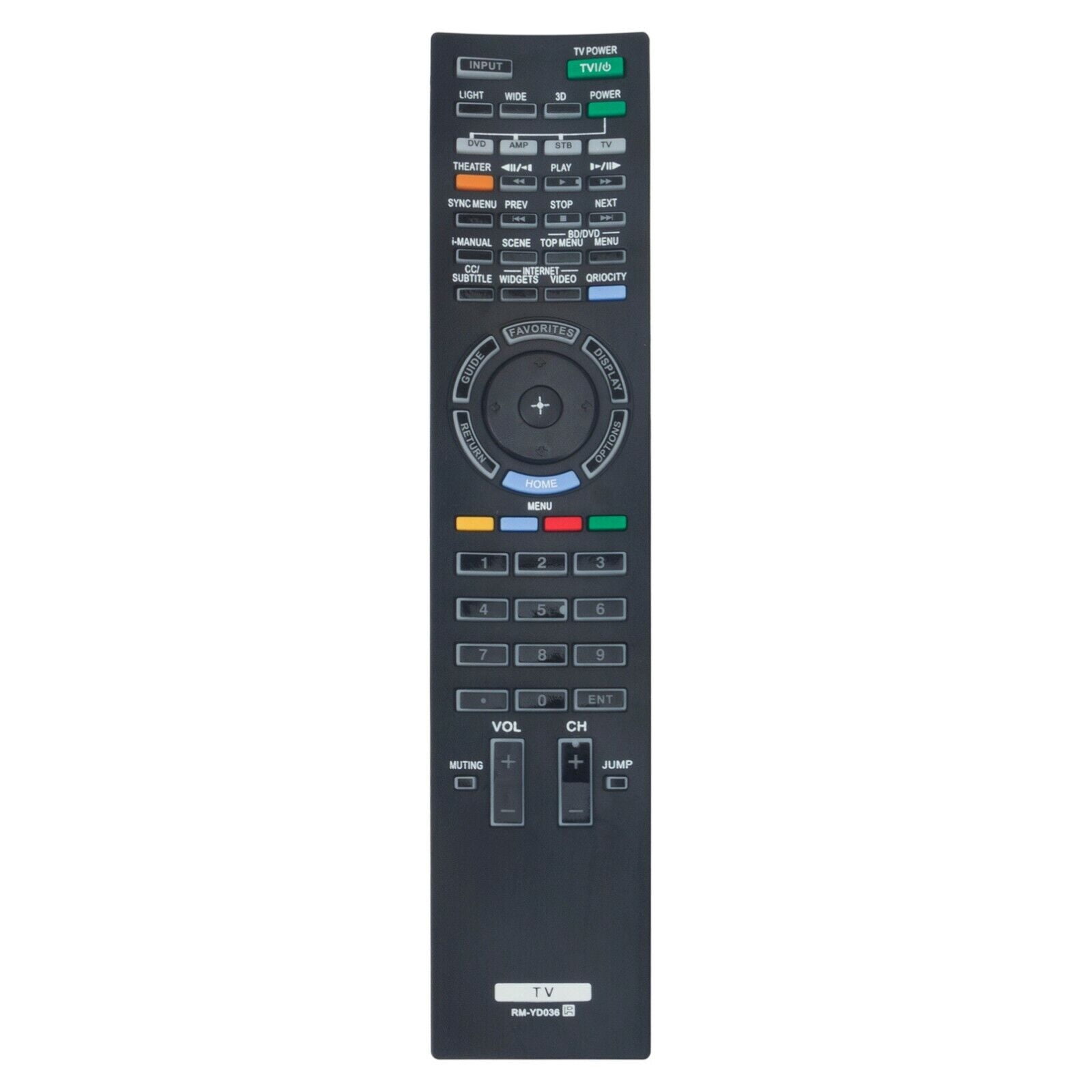 RM-YD036 Replace Remote for Sony TV Bravia KDL-46NX711 KDL-40NX711 KDL-46NX810 - Walmart.com