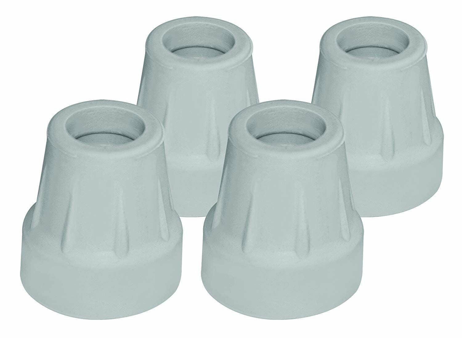 RMA705C0 - Gray Tips, Box Of 4, Fits 5/8 Alum. Quad Canes - Walmart.com