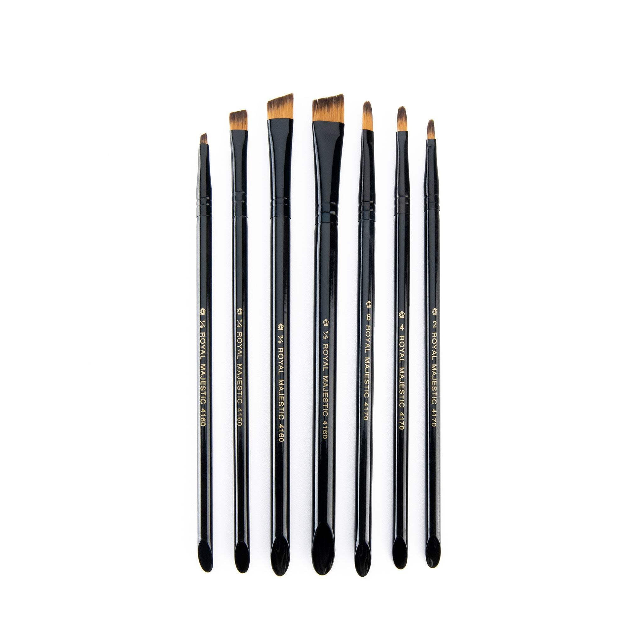 RMAJ-FIL/ANG | Majestic™ 7pc Filbert/Angular Brush Set - Walmart.com