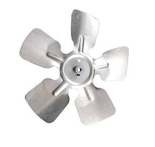 RMASH (New) A60814 Metal Fan Blade 8" Diameter 5 Blades 1/4" Bore Hub ...