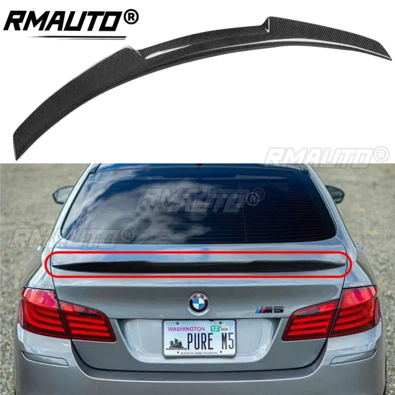 RMAUTO Carbon Fiber M4 Style Rear Trunk Spoiler Wing For BMW F10 5 ...