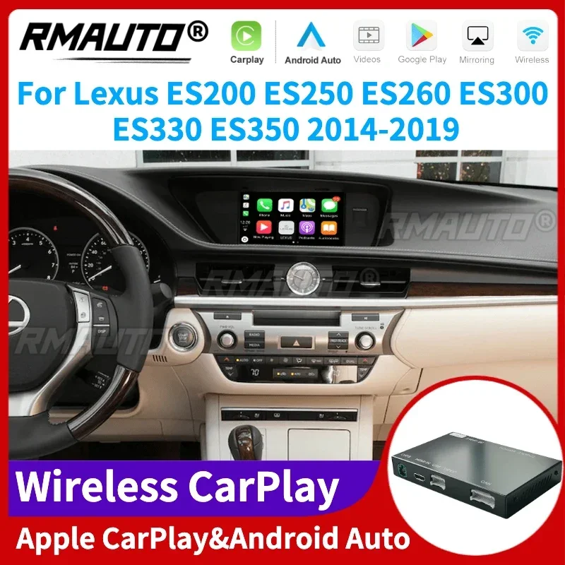 RMAUTO Wireless Apple CarPlay for Lexus ES ES200 ES250 ES260 ES300 ...