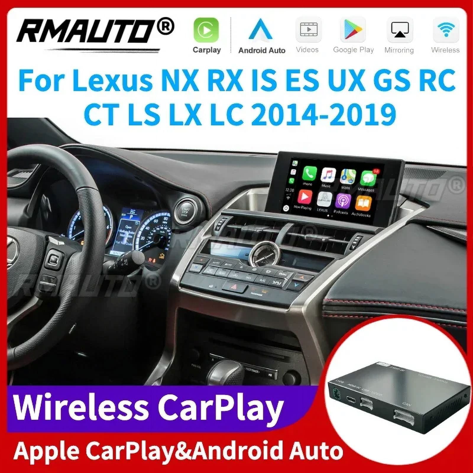 RMAUTO Wireless Apple CarPlay for Lexus NX RX IS ES GS RC CT LS LX LC ...