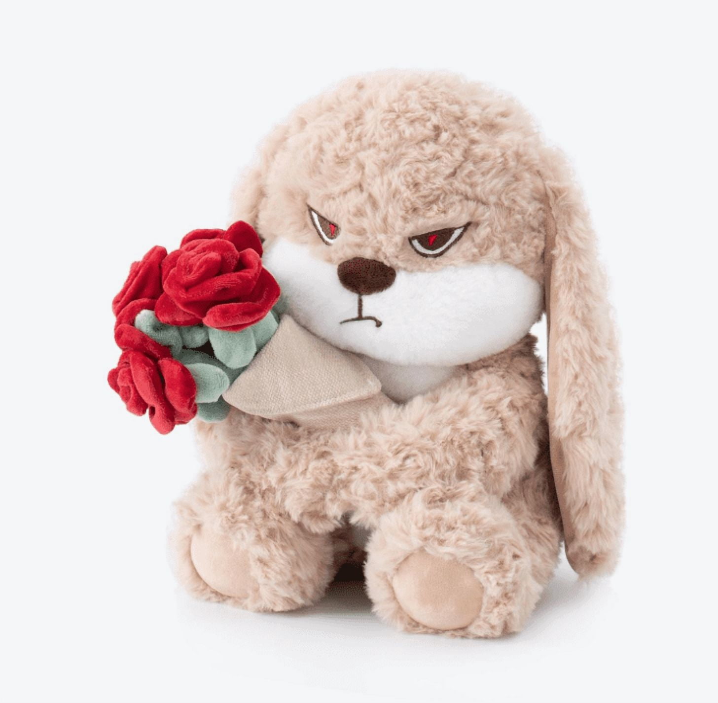 RMBCOME Grumpy Bunny Stuffed Animal, 12" Valentine's Day Plush Rabbit ...