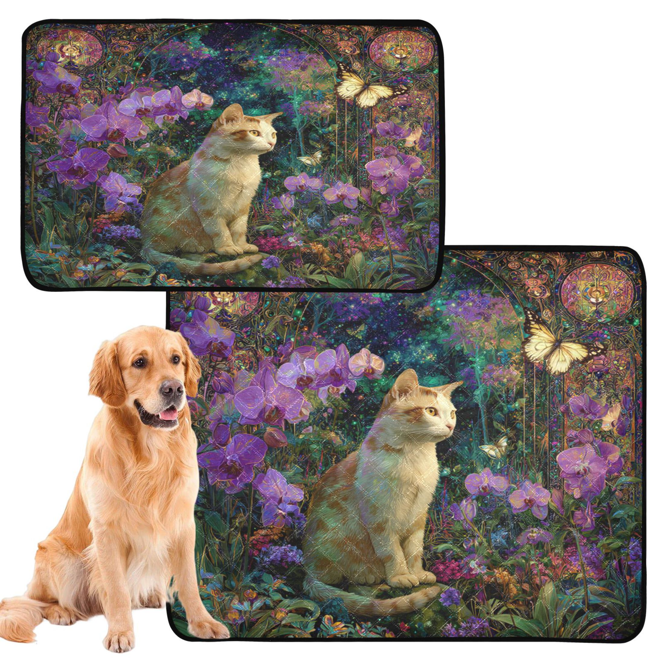 RMDQTR 2Pack Set of Medium and Large Pet Potty Pads Reusable Ultra ...