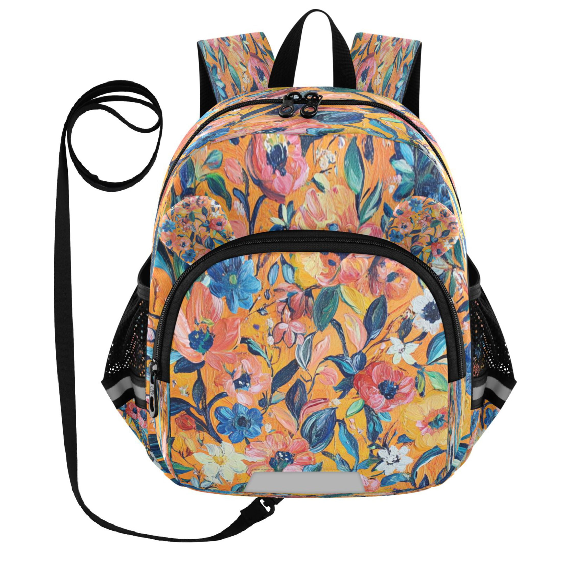 RMDQTR Adorable Ear-Print Backpack with Reflective Strip and Anti-Lost ...