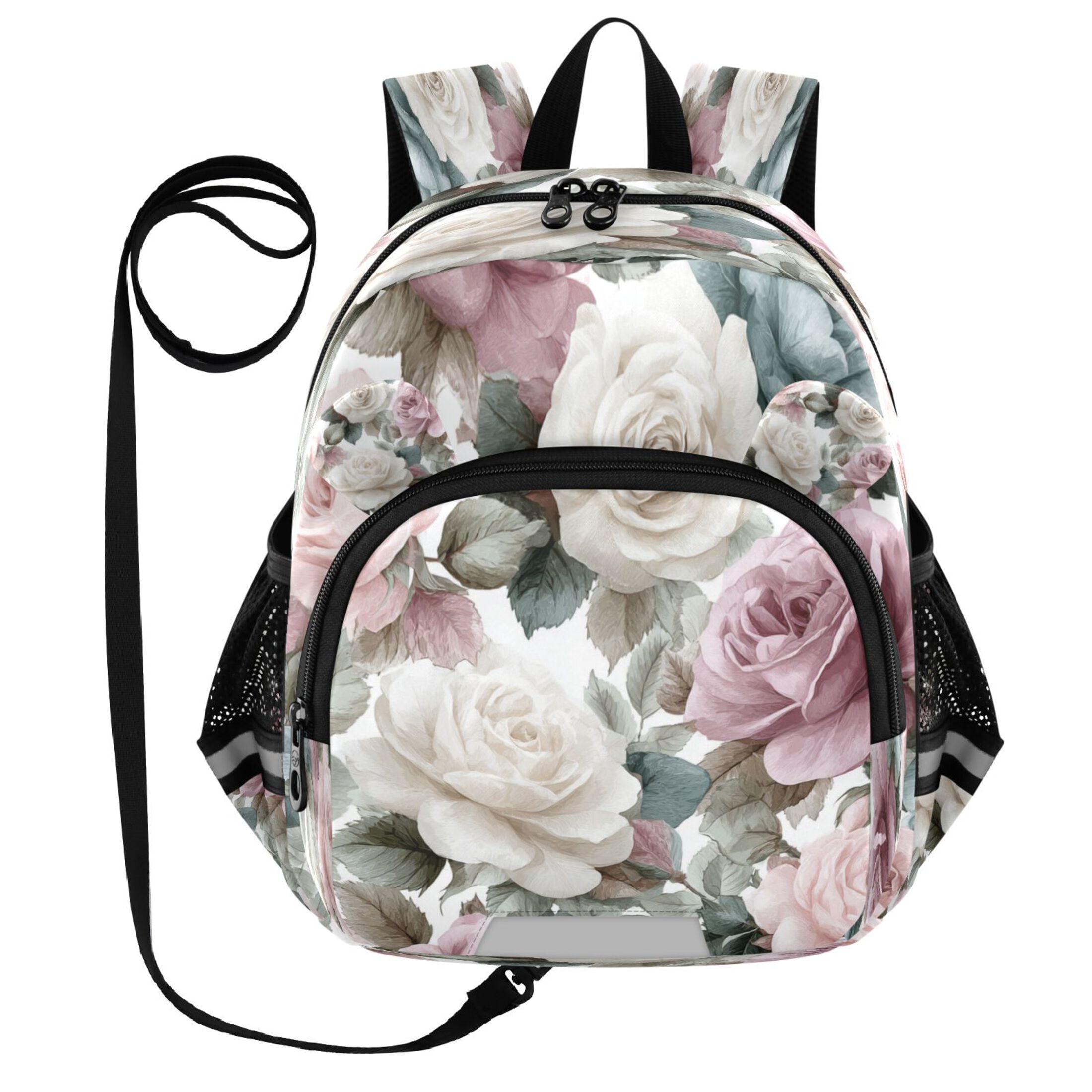 RMDQTR Adorable Ear-Print Backpack with Reflective Strip and Anti-Lost ...