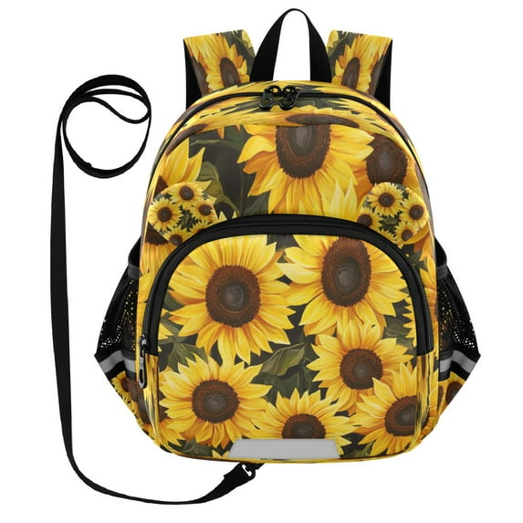 RMDQTR Adorable Ear-Print Backpack with Reflective Strip and Anti-Lost ...