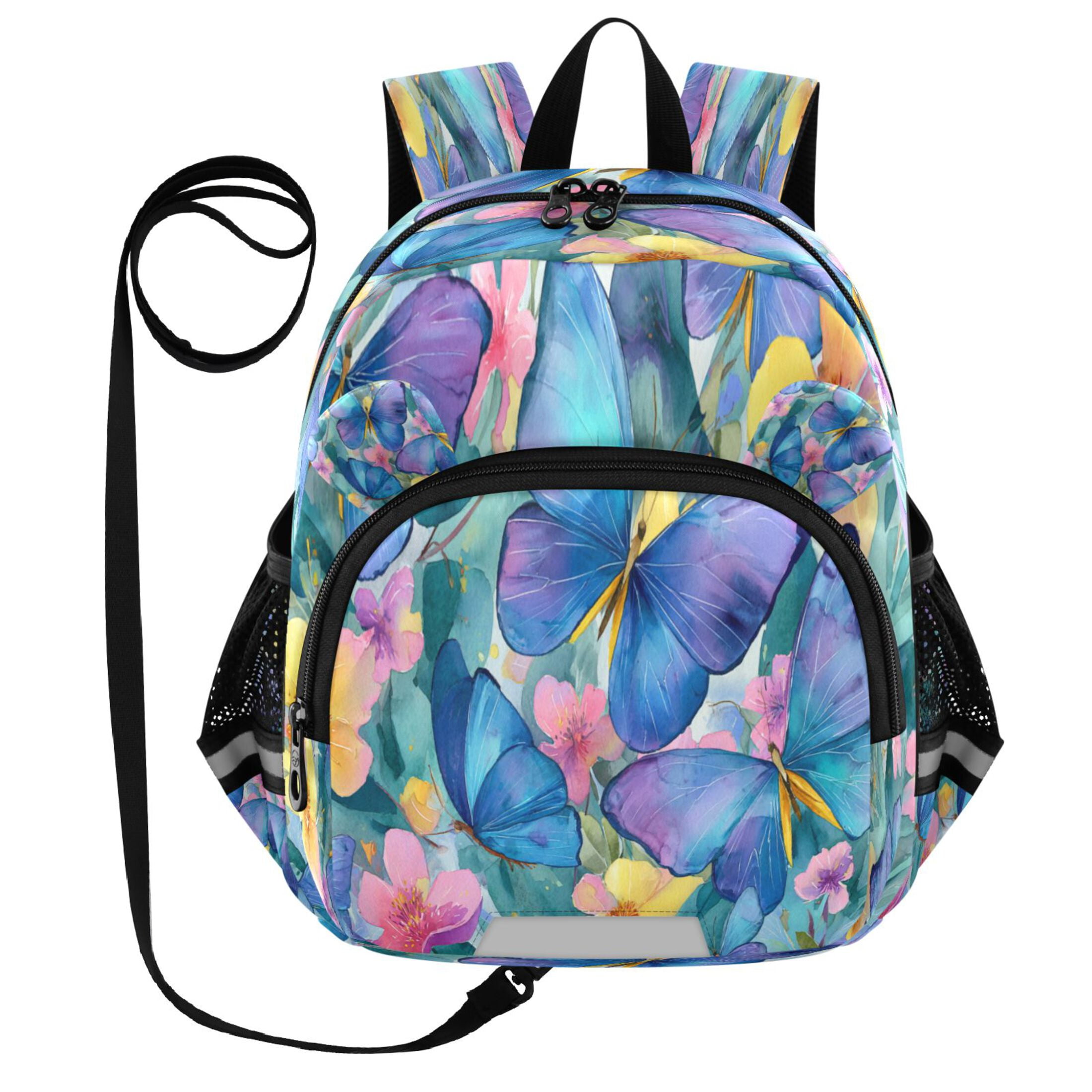 RMDQTR Adorable Ear-Print Backpack with Reflective Strip and Anti-Lost ...